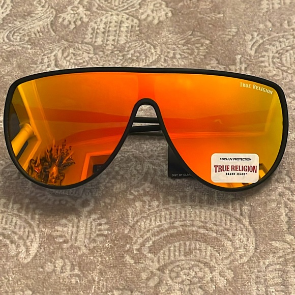 True Religion | Accessories | Brand New True Religion Mirrored Aviator ...